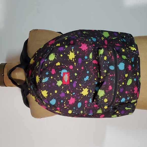 Dickies | Bags | Dickies Backpack Paint Splatter Heavy Duty Canvas ...